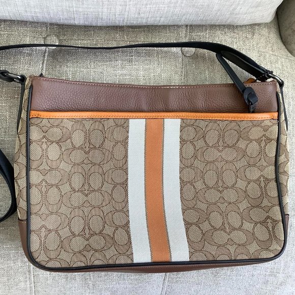 Coach | Bags | Coach Thompson Crossbody In Signature Jacquard With ...